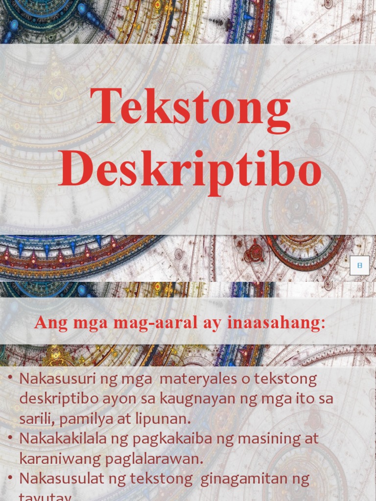 3 Deskriptibo | PDF