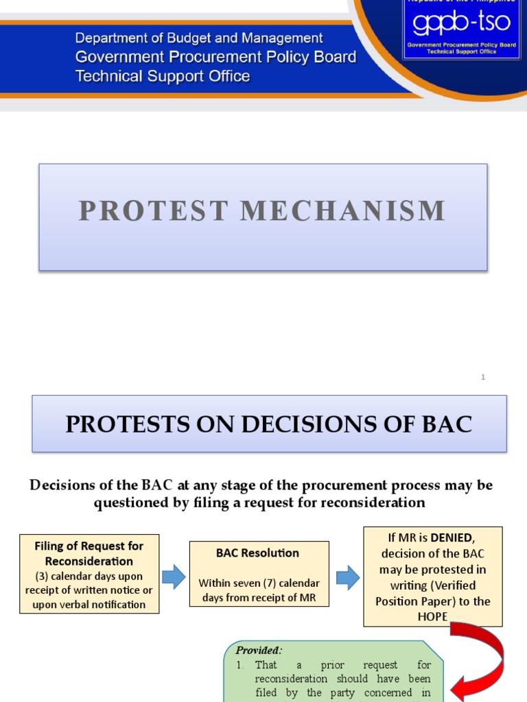 08 Protest Remedies Blacklisting and Termination.09162016 | PDF ...