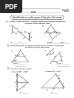 CPCTC Notes and Worksheet | PDF