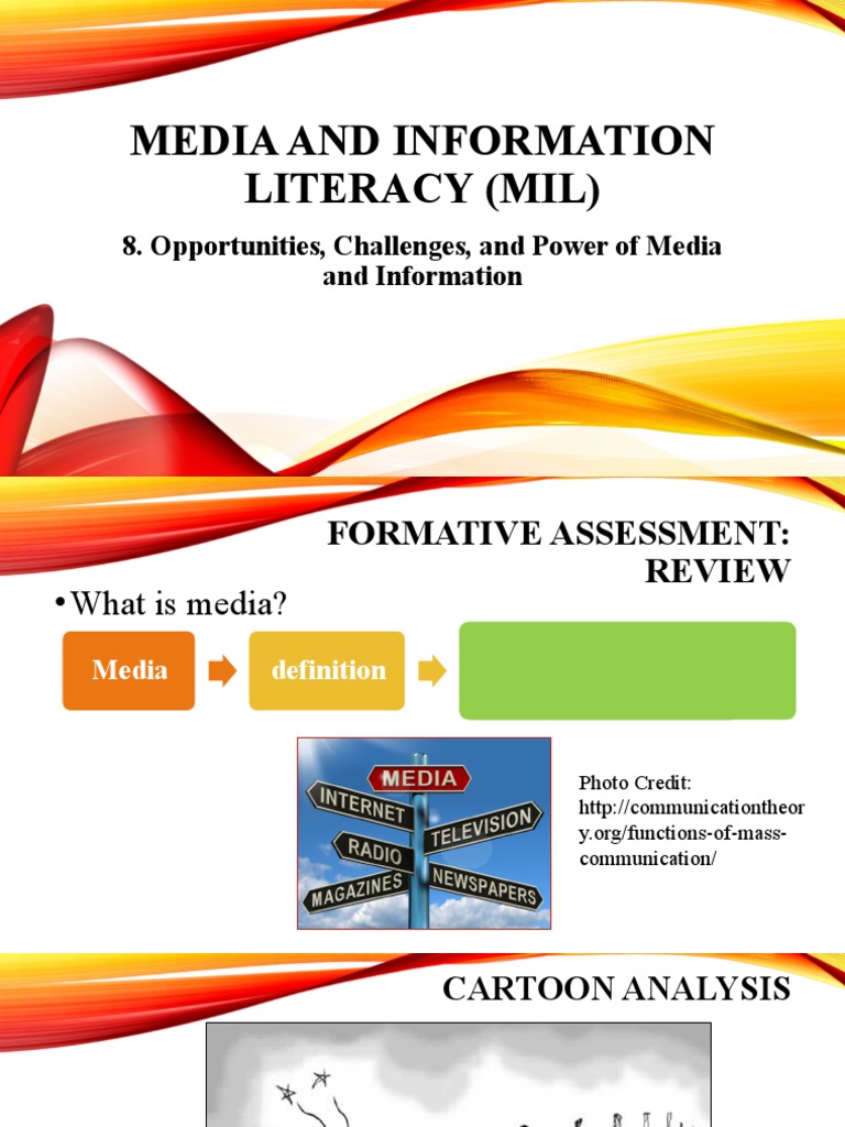 Media Literacy: Opportunities & Challenges | PDF | Media (Communication ...
