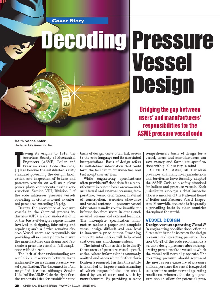 Decoding Pressure Vessel Design PDF | PDF | Stainless Steel | Construction