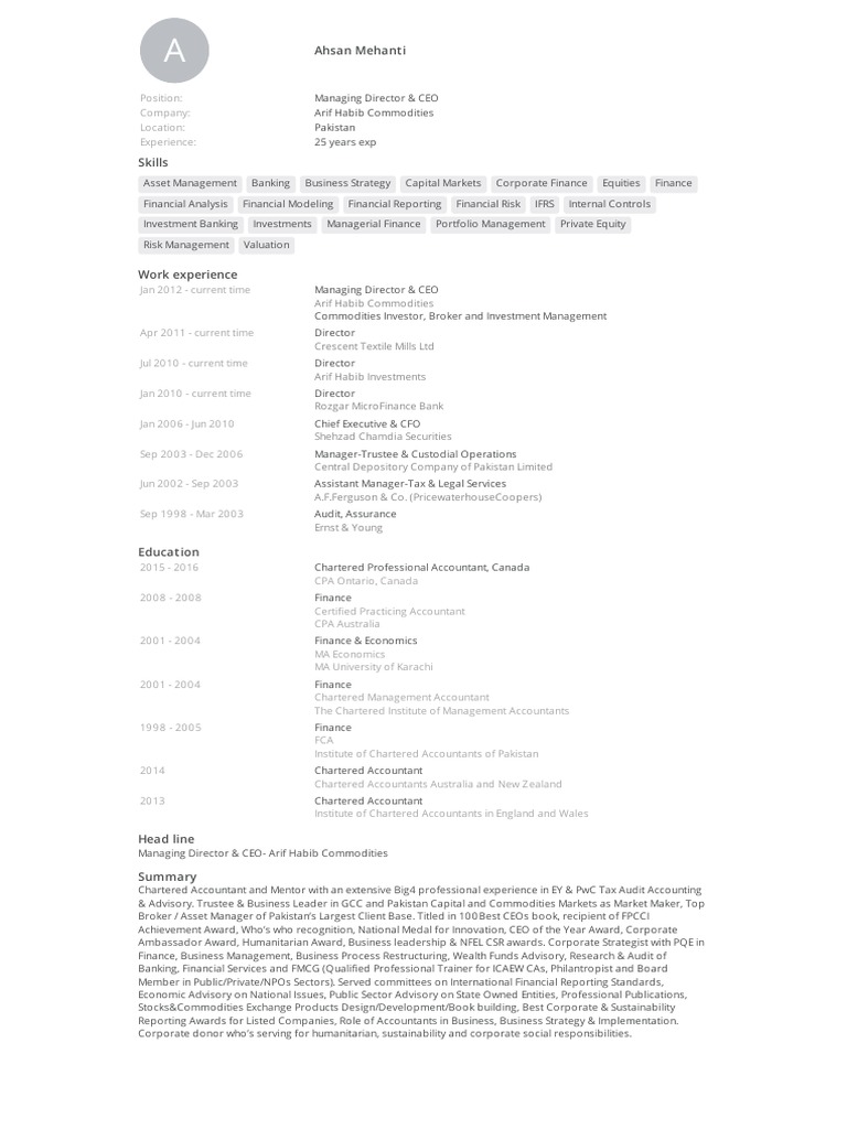 Ahsan Mehanti Pdf Pdf Accountant Business