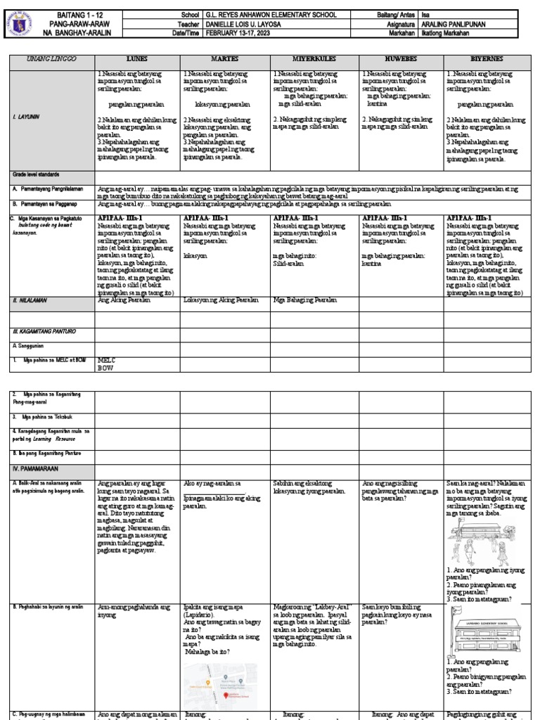 WEEK 1 AP1 3rd QUARTER | PDF