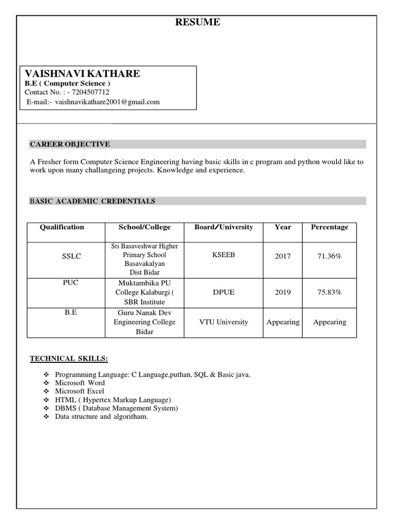 PDF No Pic Resume VK | PDF | Databases | Web Conferencing