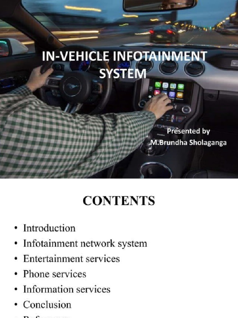 Infotainment System of Car | PDF