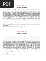 Romeo and Juliet Summary | PDF | Characters In Romeo And Juliet ...
