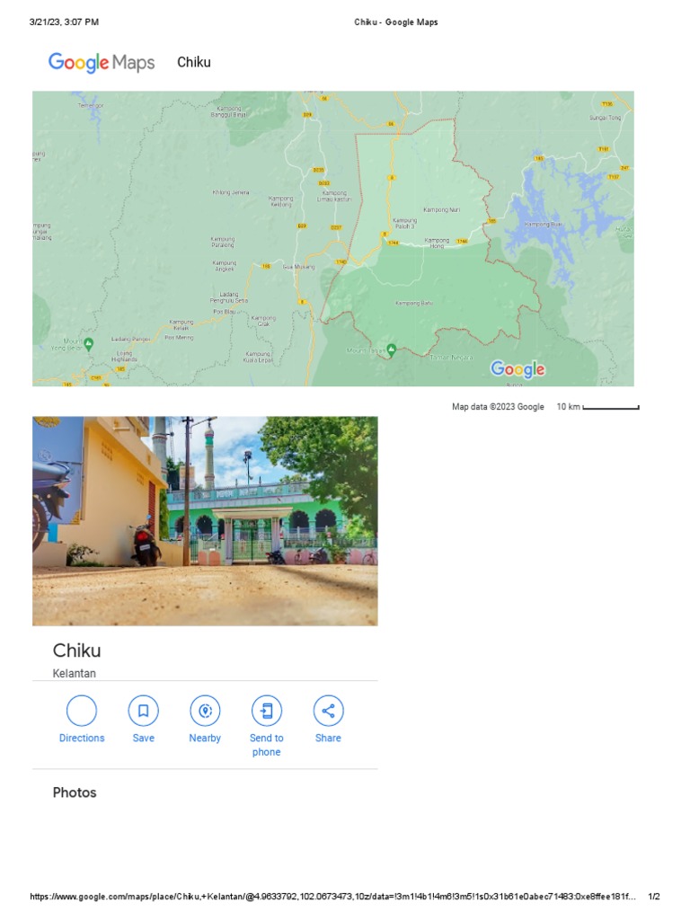 Chiku - Google Maps | PDF