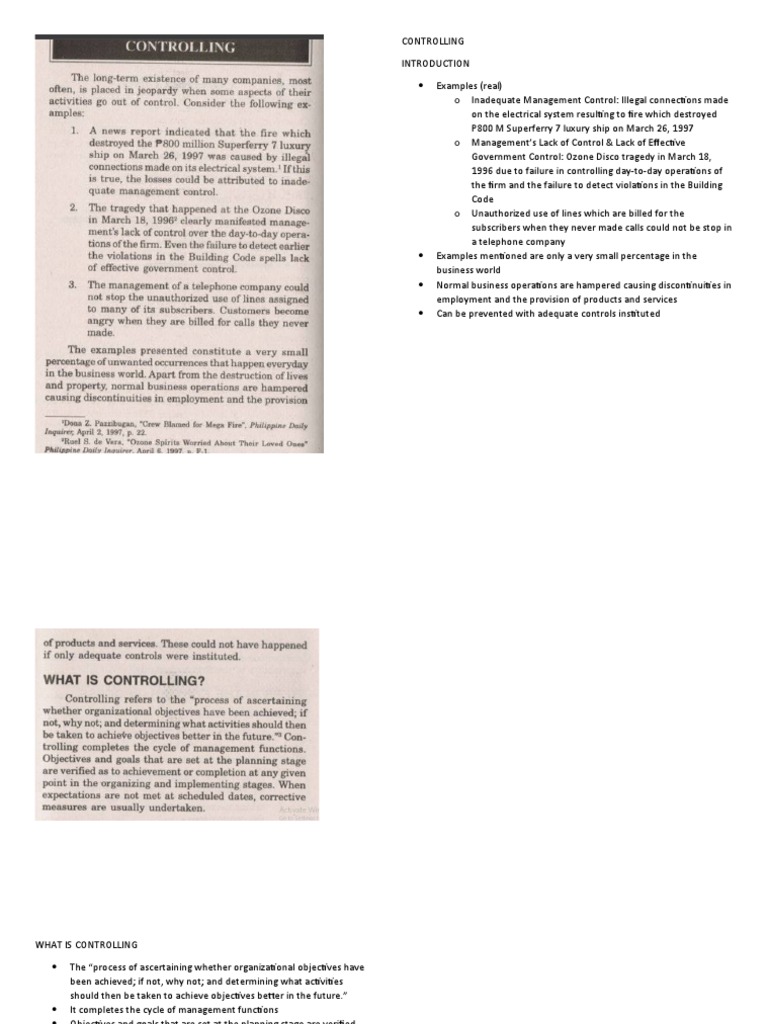 Controlling | PDF | Information | Inventory