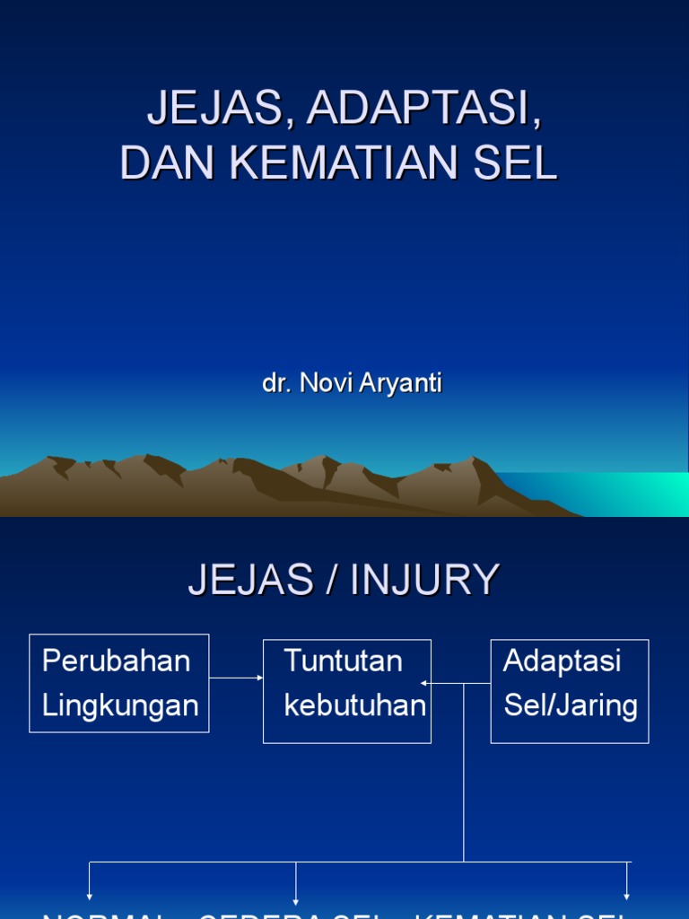 Jejas Dan Adapatasi Sel | PDF