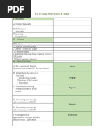 4as Lesson Plan Template | PDF | Learning | Teachers