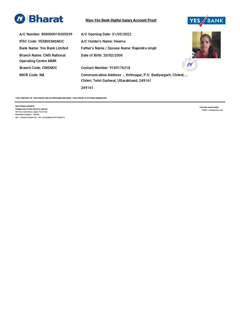 Passbook 800000018305039 PDF | PDF