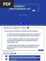 GPPB Day 1 - Procurement 101 | PDF | Procurement | Treaty