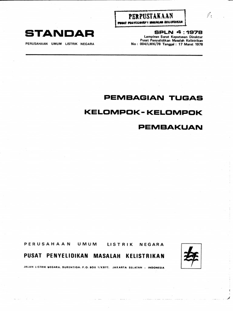 SPLN 4 1978 | PDF | Sains & Matematika