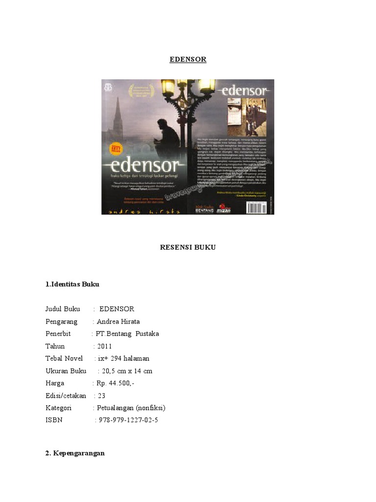 Resensi | PDF | Fiksi Misteri, Thriller, & Kejahatan | Puisi