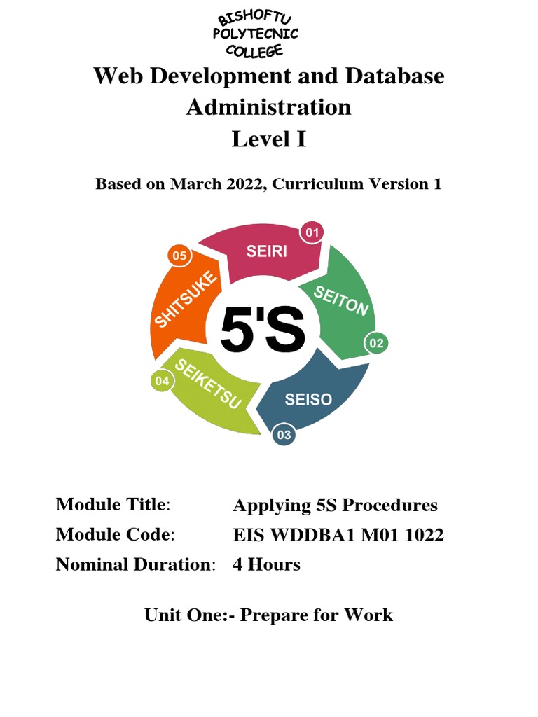 1 Unit One Prepare To Work | PDF | Occupational Safety And Health