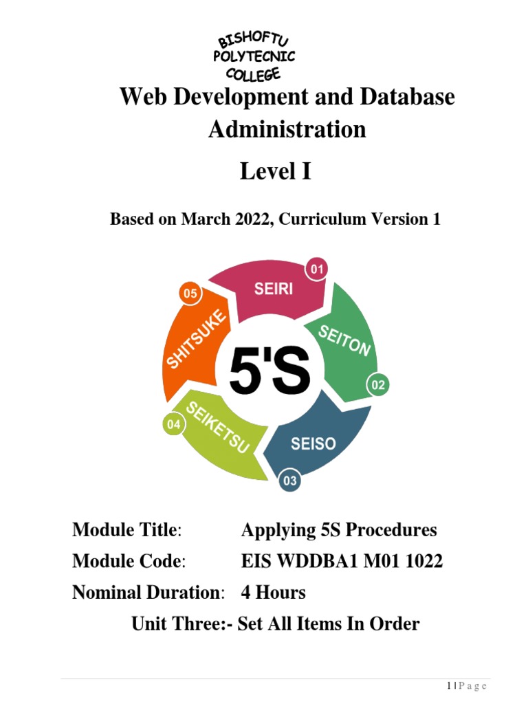 Standardizing Set In Order Practices | PDF | Standardization | Tools