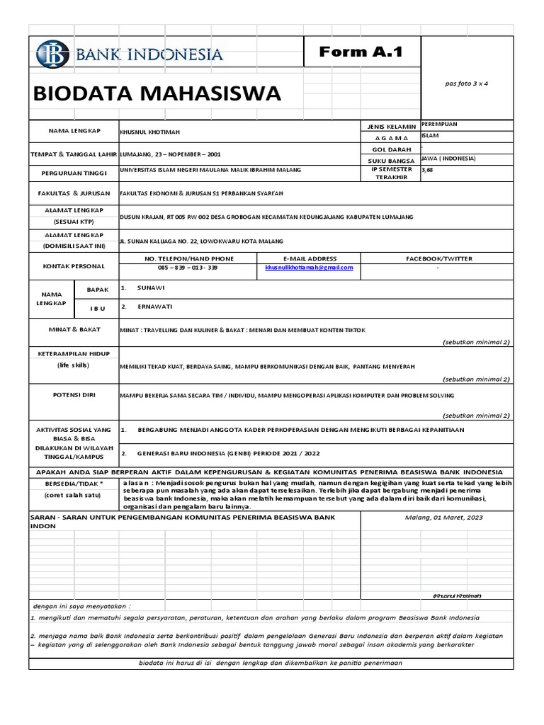 Form A1 1 Fiks Pdf