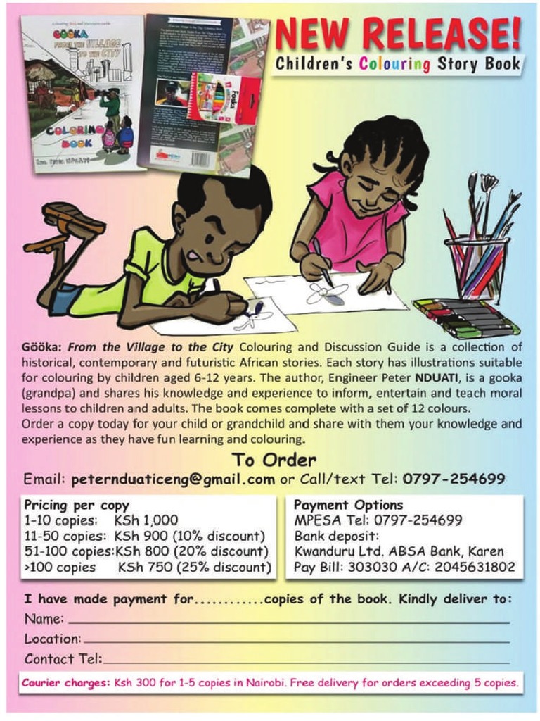 Gooka Colouring Book Flyer | PDF