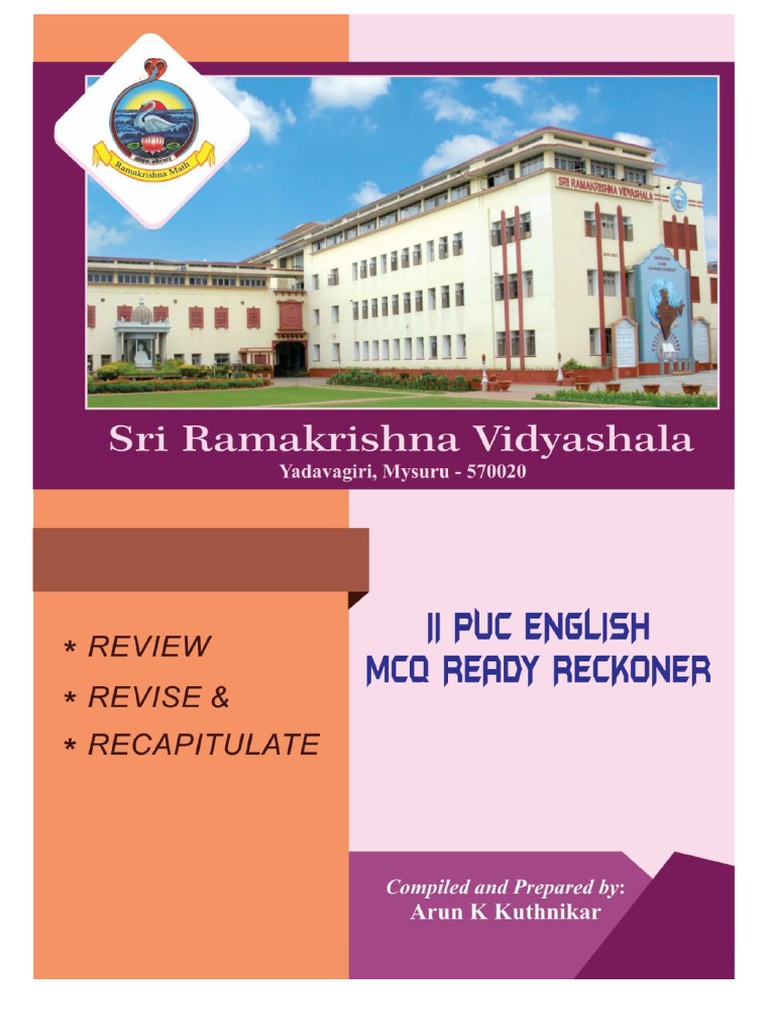 MCQs - II PUC 2023 | PDF | Romeo And Juliet