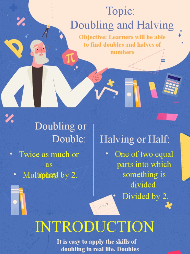 Doubling and Halving Numbers | PDF | Learning | Cognition