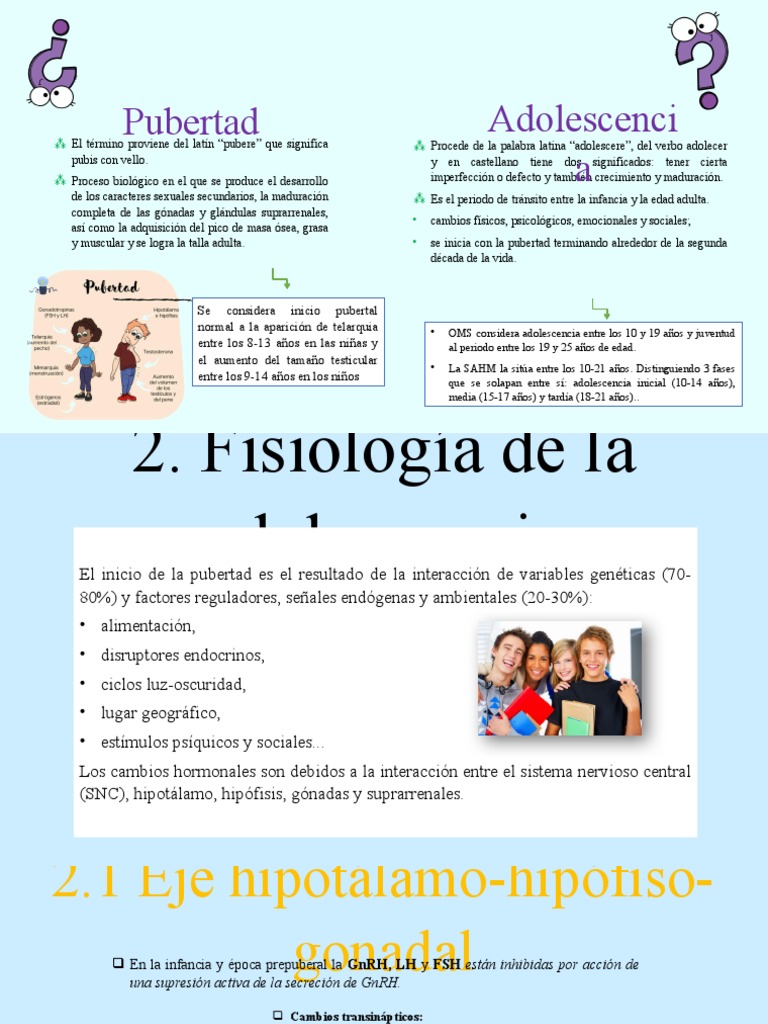 Pubertad y Desarrollo Adolescente | PDF | Pubertad | Adolescencia