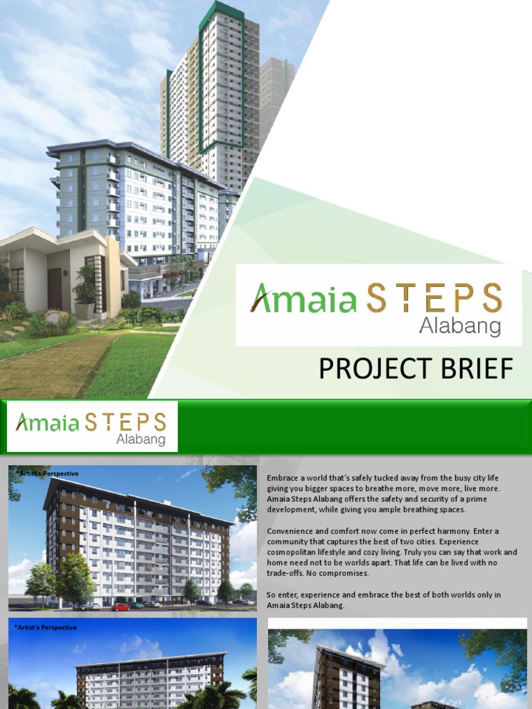 Amaia Steps Alabang Project Overview | PDF | Building Materials ...