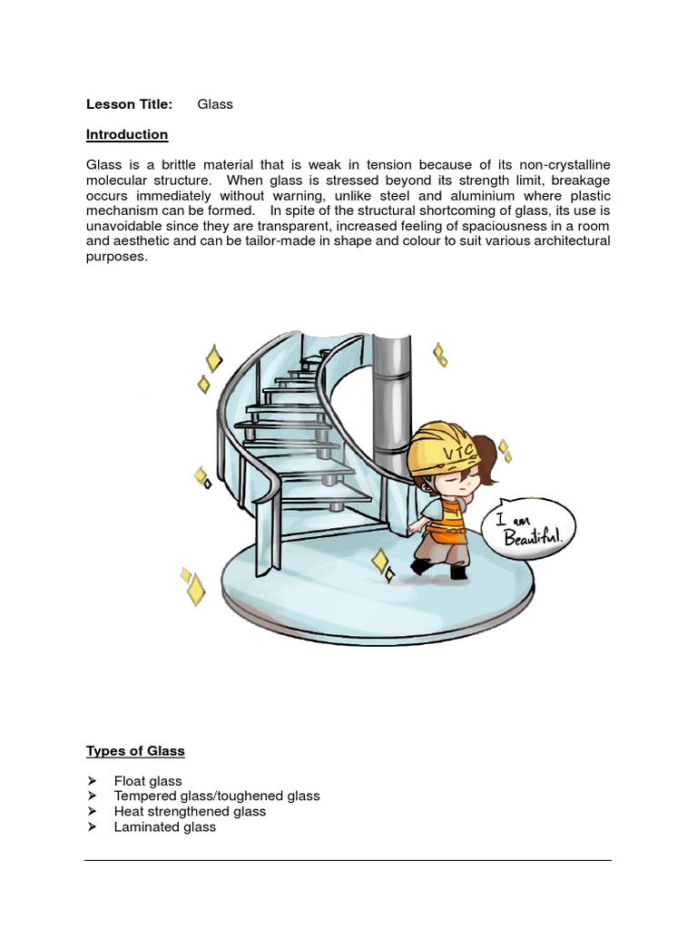 Lecture 7 Glass | PDF | Glasses | Applied And Interdisciplinary Physics