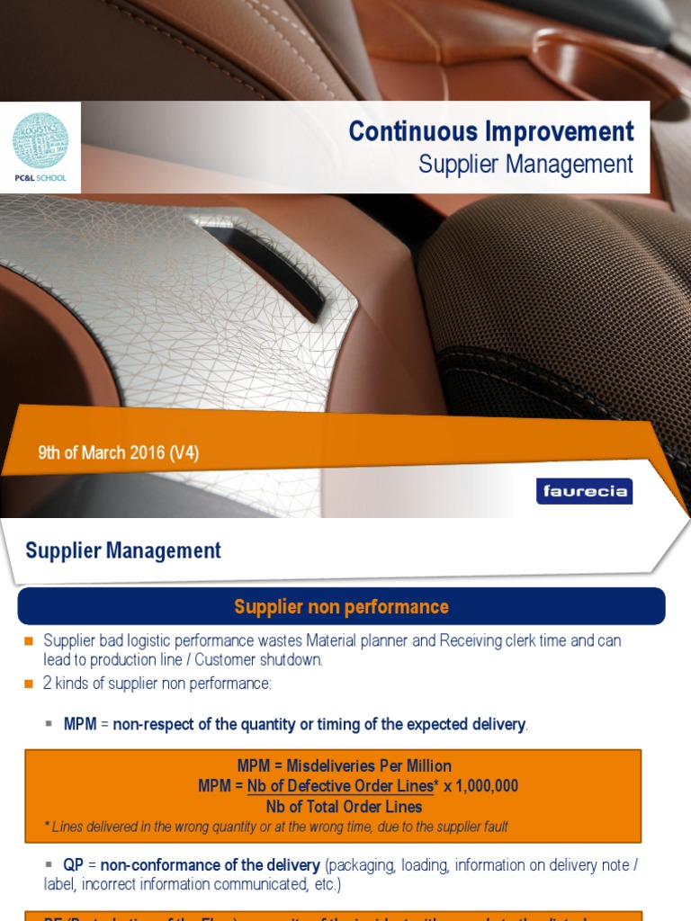 Supplier Management V4 PDF | PDF | Packaging And Labeling | Information