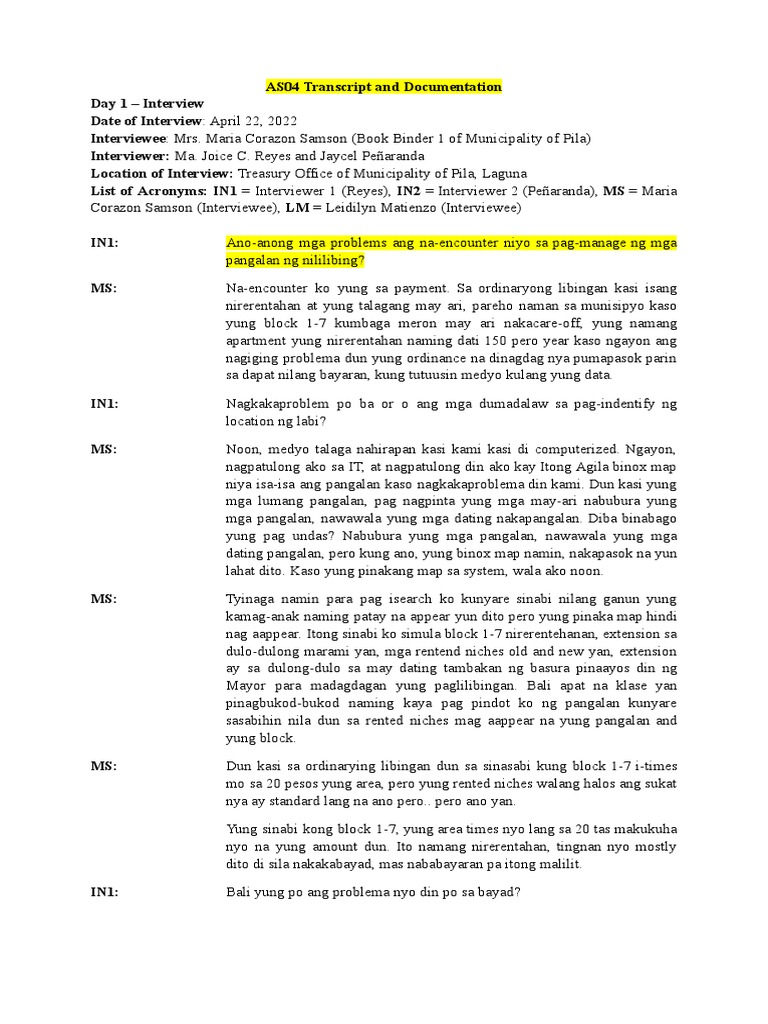 As04 Transcript | PDF