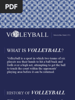 Module 3 Terminologies and Mechanics of Volleyball | PDF | Volleyball | Sports