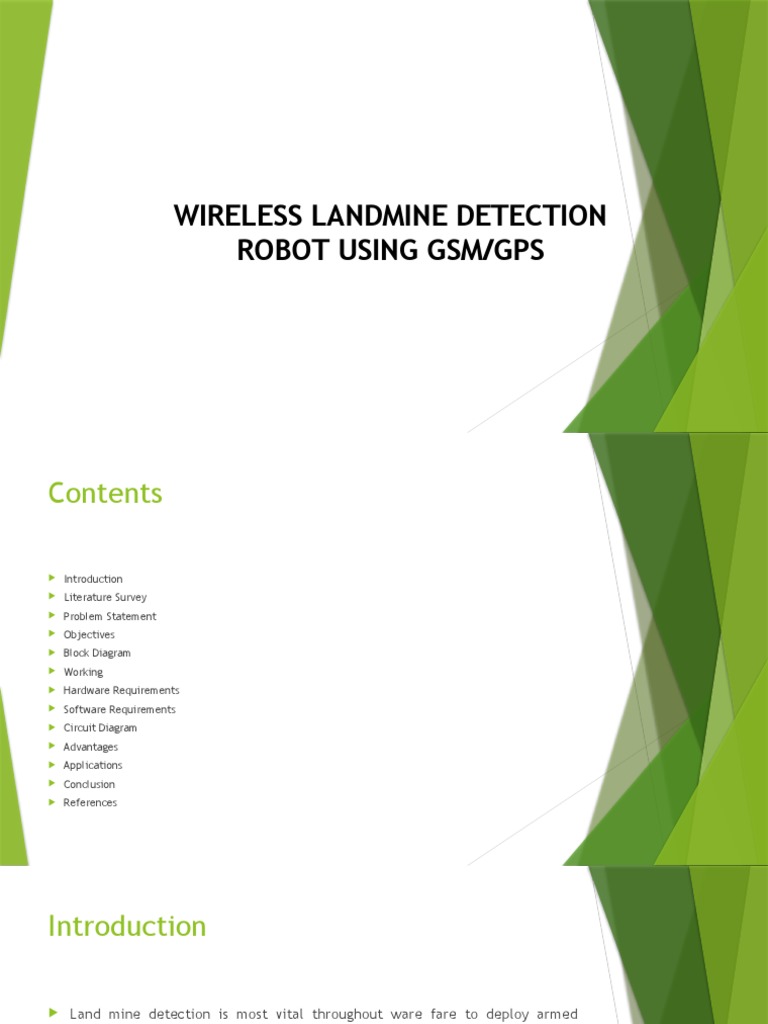 Landmine | PDF | Robotics | Robot