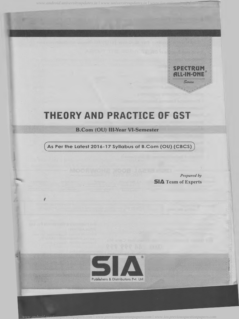 GST Sia PDF | PDF | Value Added Tax | Invoice