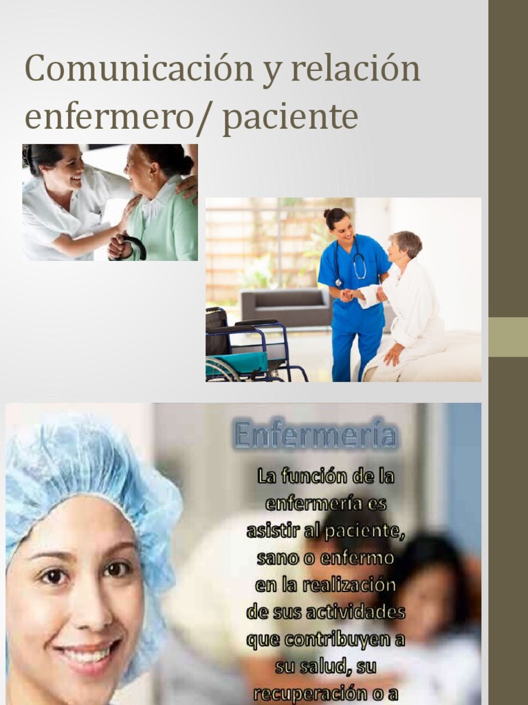 Comunicación y relación enfermero | PDF
