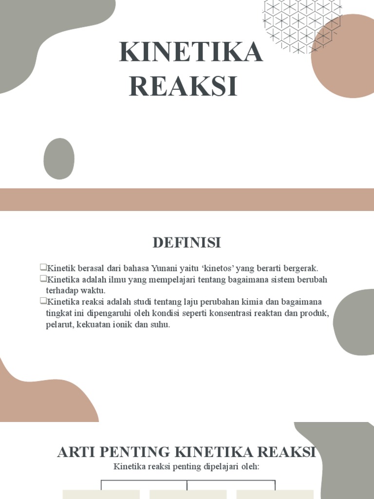 PPT KINETIKA REAKSI.pptx | PDF