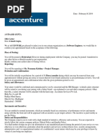 Capgemini Offer Letter | PDF | Business