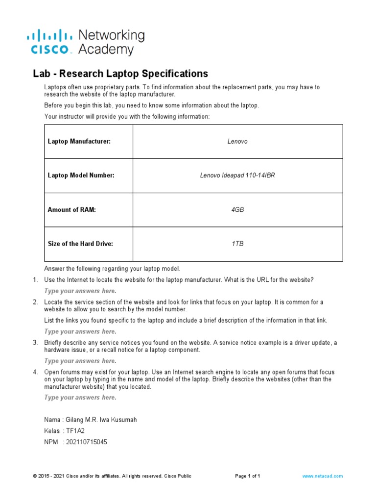 7 7 2 4 Lab Research Laptop Specifications Pdf