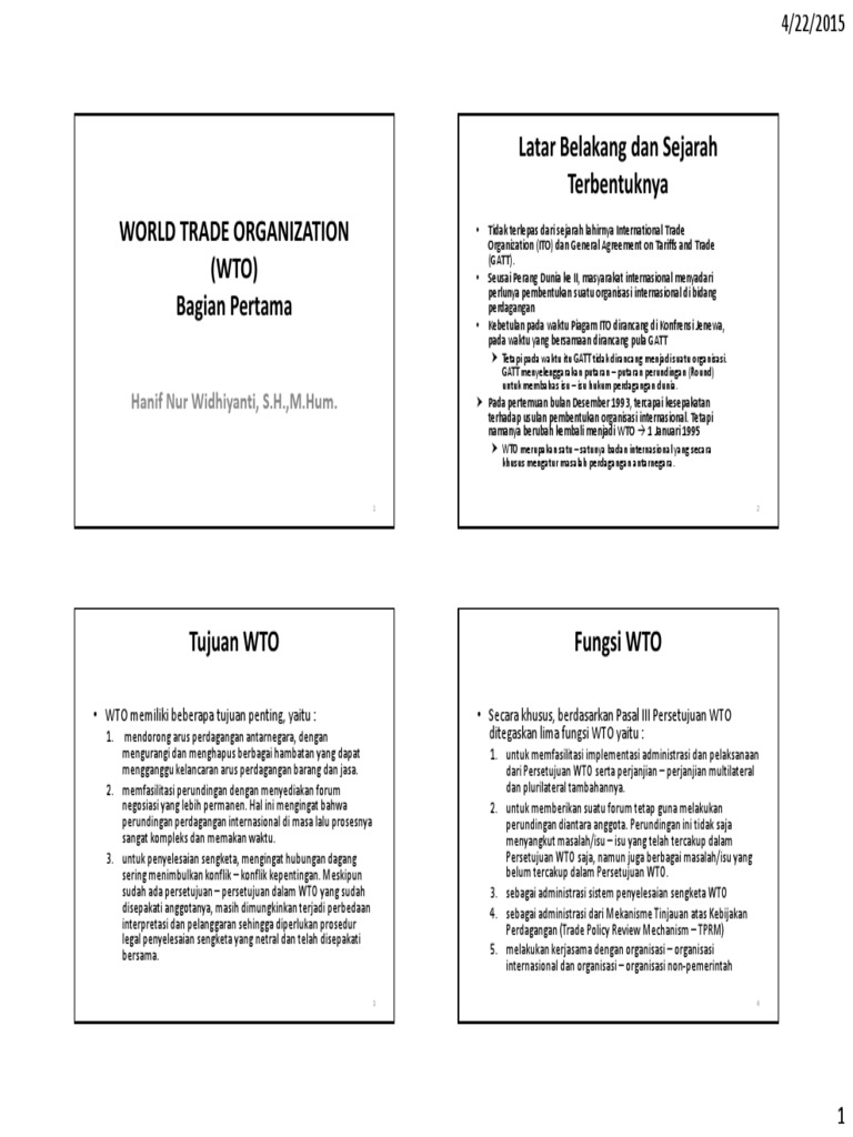 10 Wto Black and White Full Complete | PDF