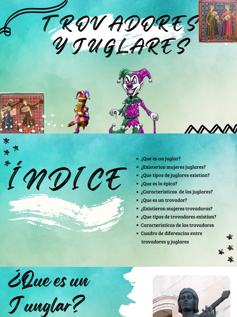 Trovadores y Juglares PDF | PDF