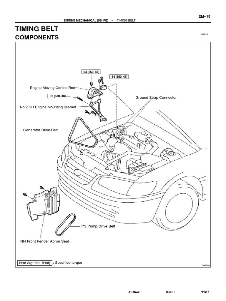 5sfe-Timing Belt | PDF | Belt (Mechanical) | Mechanical Engineering