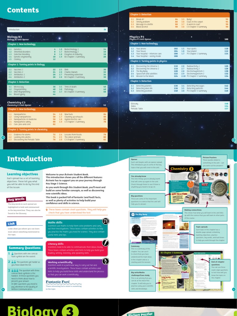 Biology B3 Unit Opener 2 Physics P3 Unit Opener 100 | PDF | Universe ...