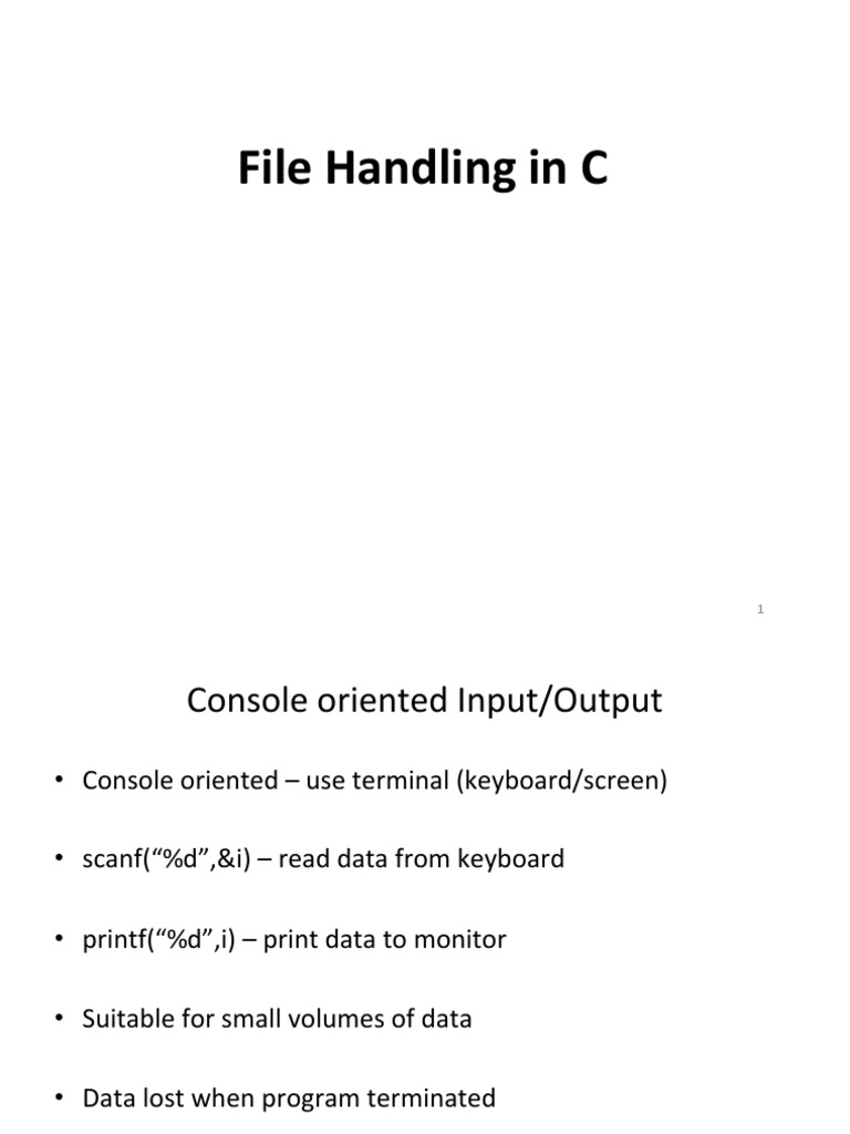 File Handling | PDF | Computer File | Pointer (Computer Programming) File Handling | PDF | Computer File | Pointer (Computer Programming)