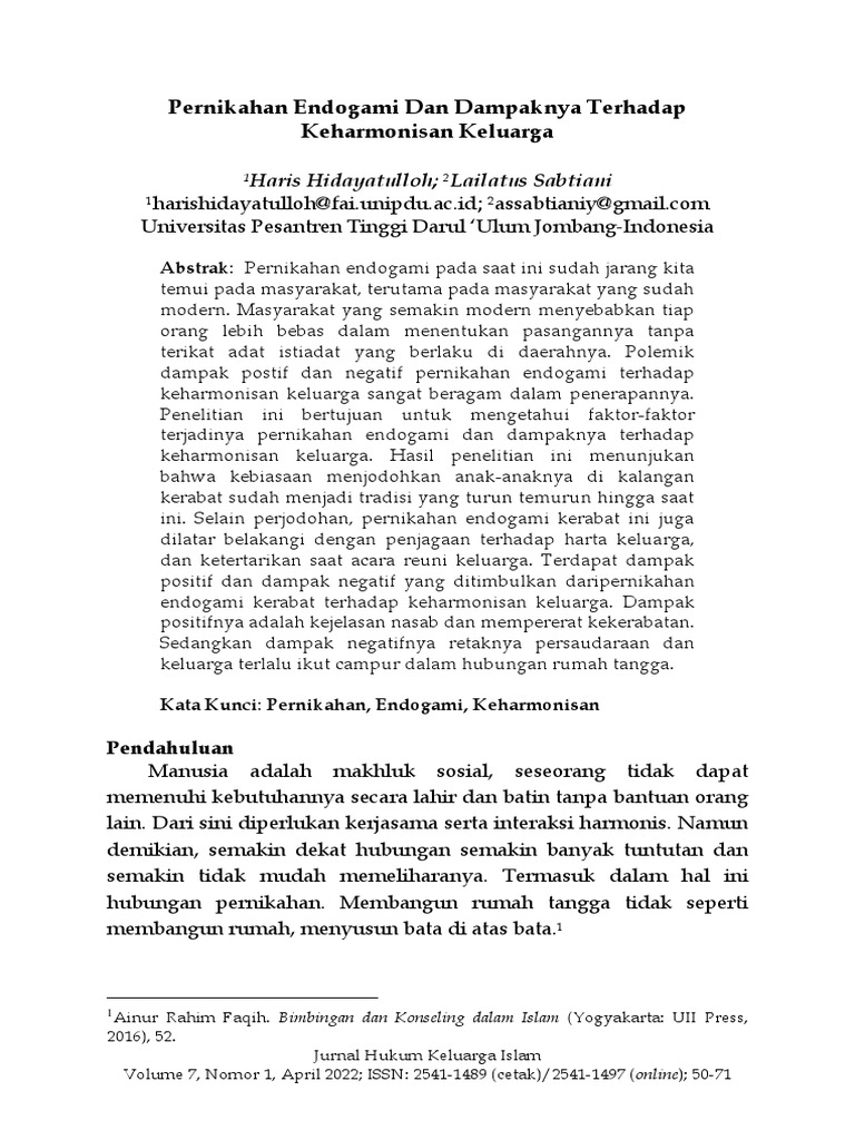 Perkawinan+Endogami.pdf | PDF