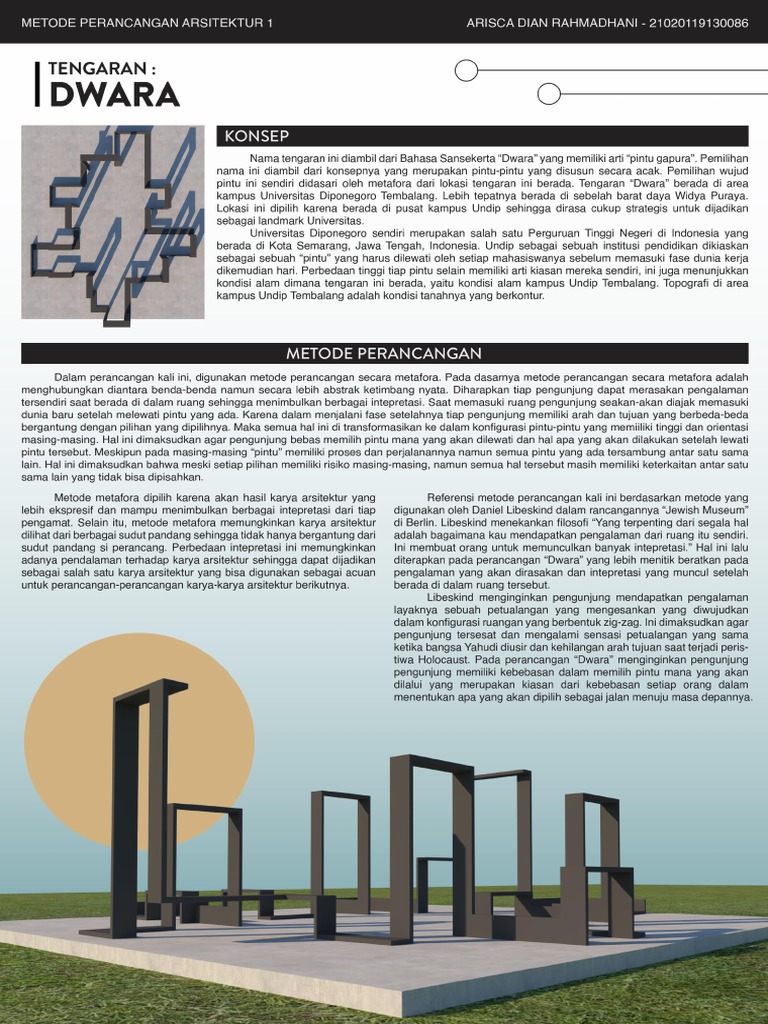 Metode Perancangan Arsitektur 1 | PDF