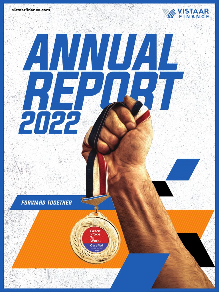 Vistaar - Annual Report 2022 - F PDF | PDF | Integrity | Risk