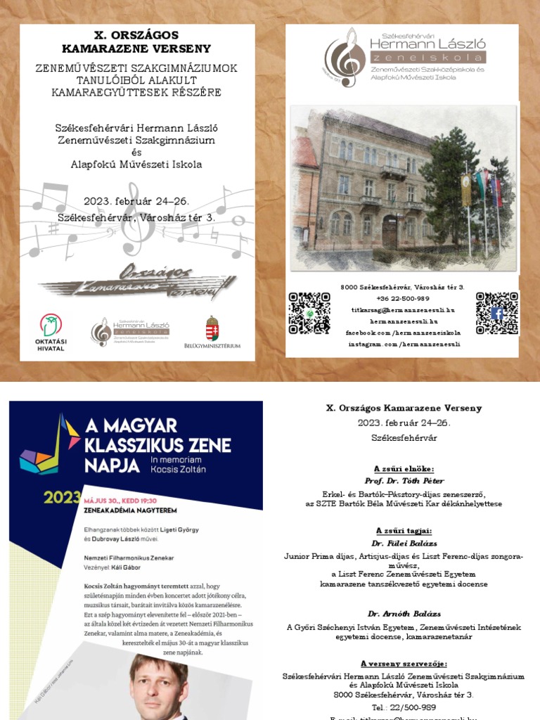 X.O.Kamarazene - Verseny.musorfuzet .2023 | PDF