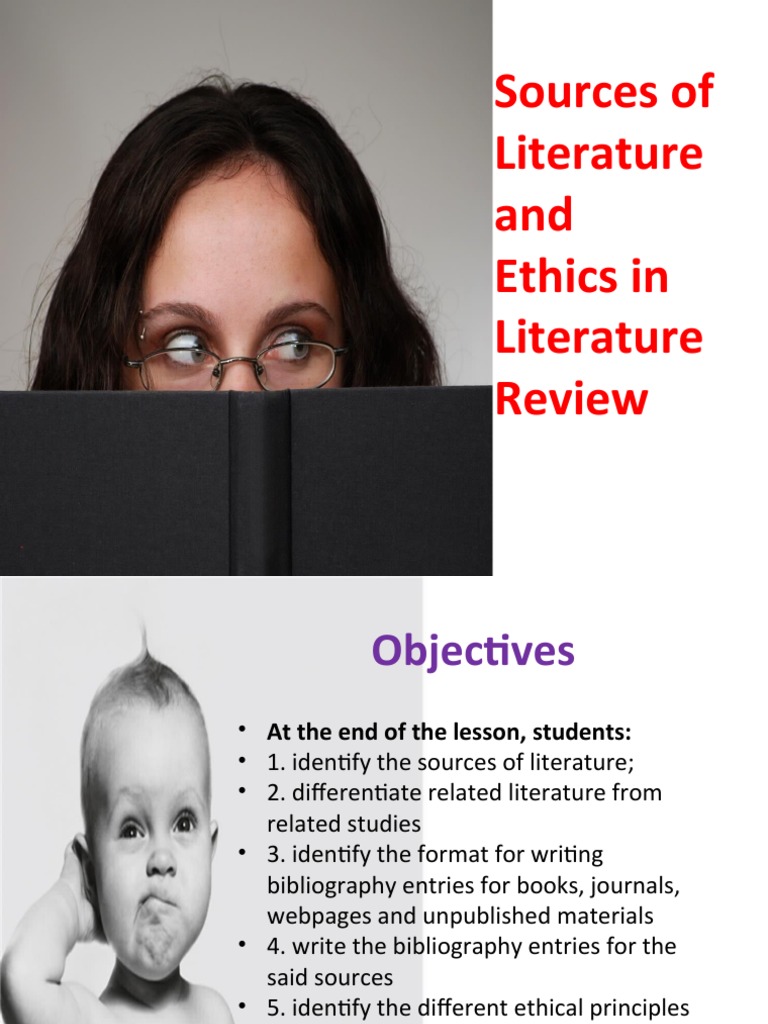 Sources of Literature and Ethics in Literature Review | PDF | Citation ...