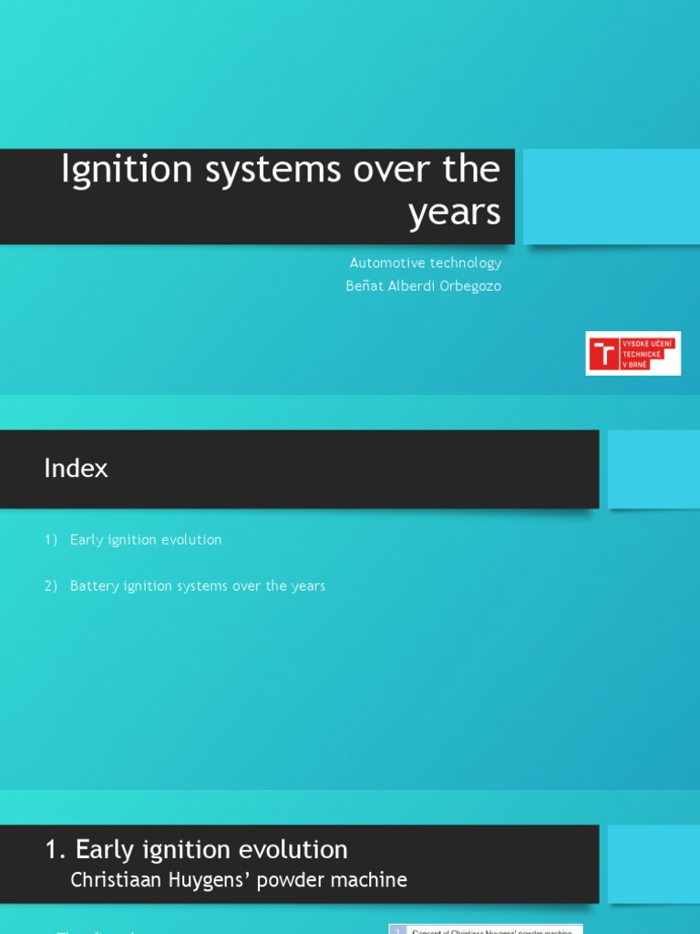 Ignition Systems Over The Years | PDF | Ignition System | Distributor