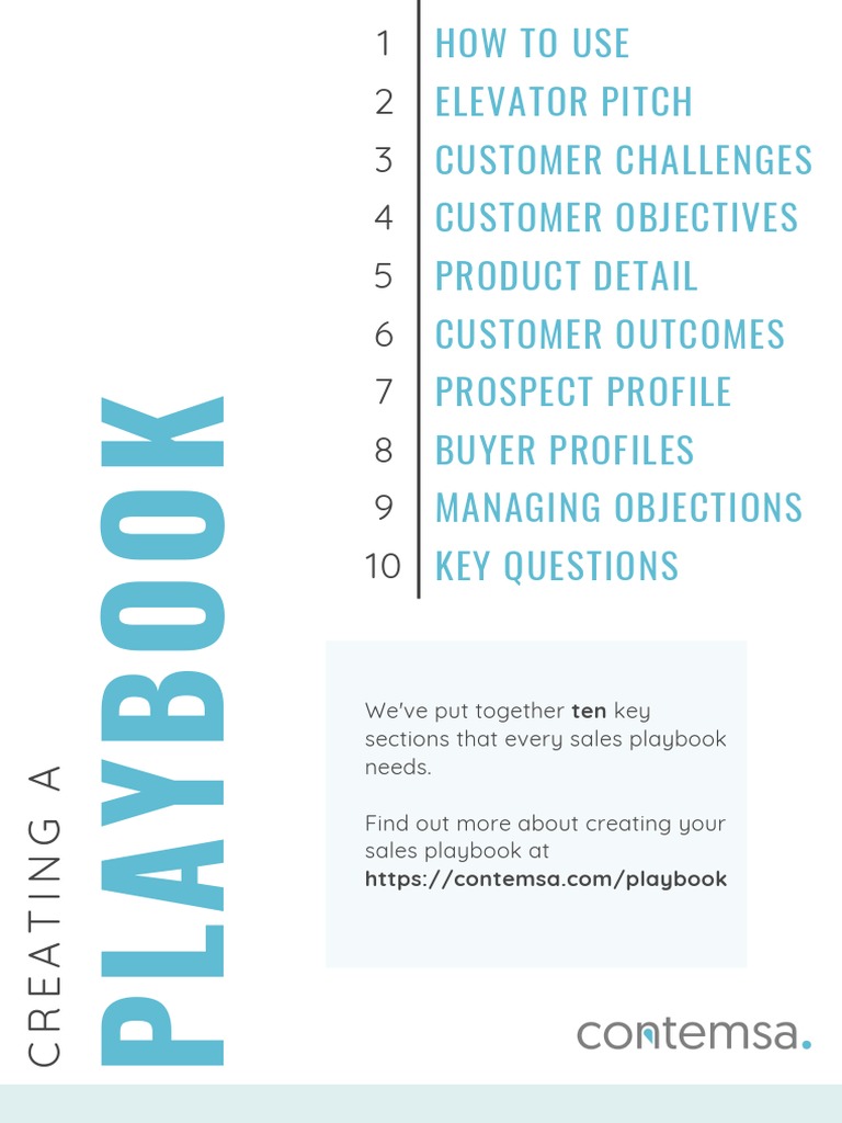 Essential Sales Playbook Components | PDF | Sales | Human Communication