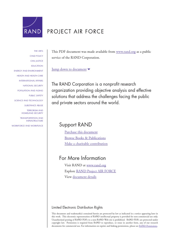 Rand | PDF | Rand Corporation | Satellite