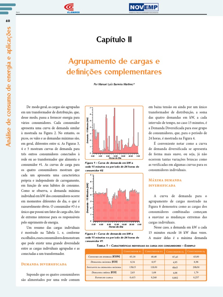 Ed 109 - Fasciculo - Cap II Analise de Consumo de Energia e Aplicacoes | PDF | Demanda | Tempo
